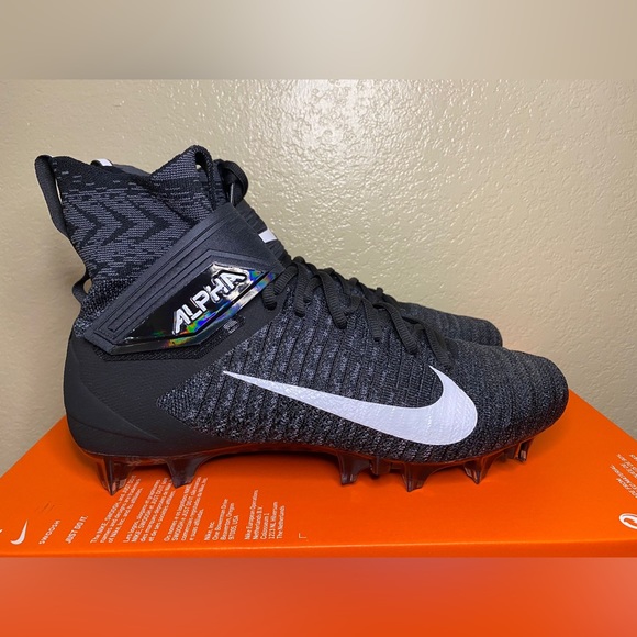 Nike | Shoes | New Nike Alpha Menace Elite 2 Black Football Cleats Size ...